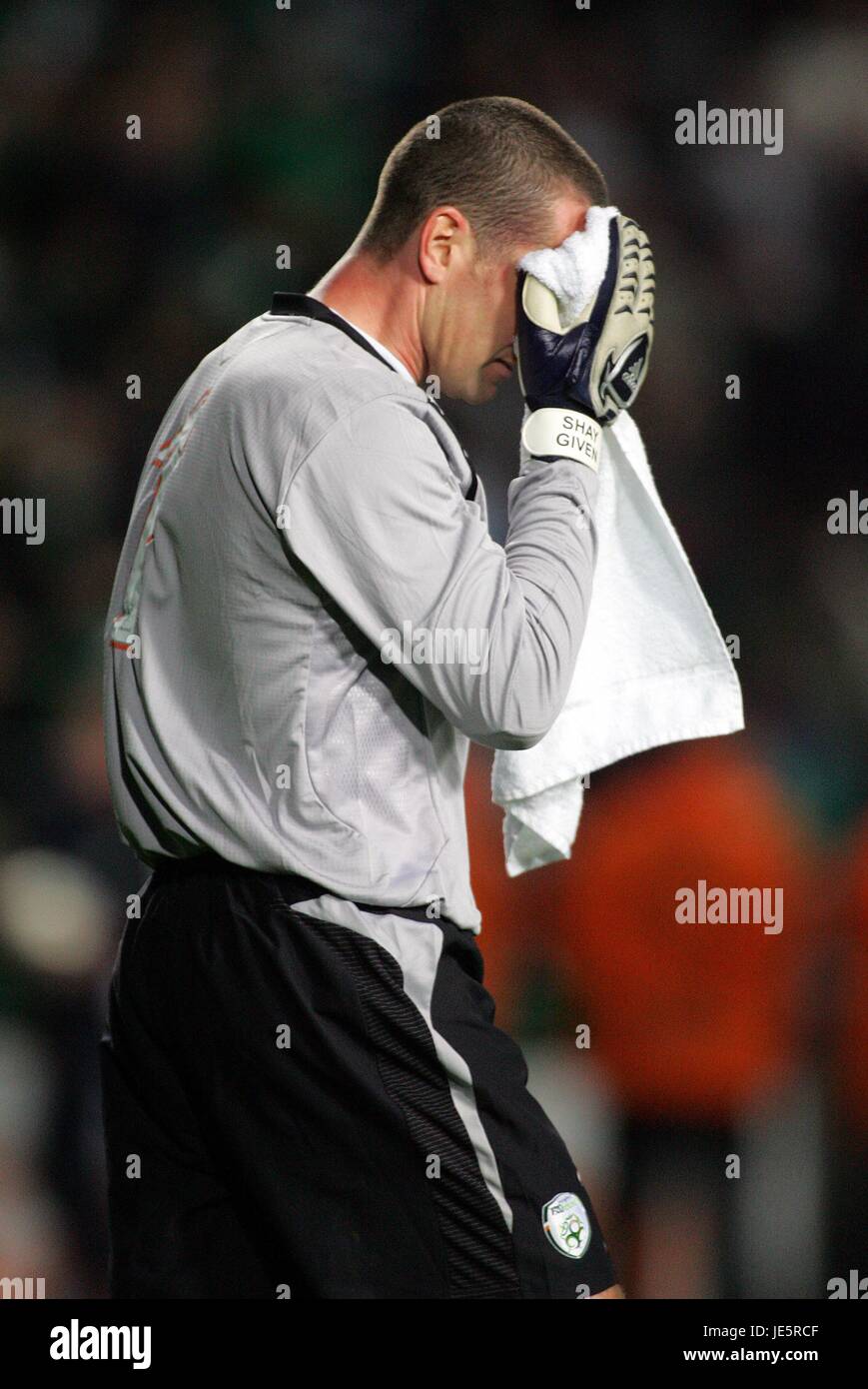 SHAY GIVEN REPUBLIC OF IRELAND LANSDOWNE ROAD DUBLIN 12 October 2005 ...