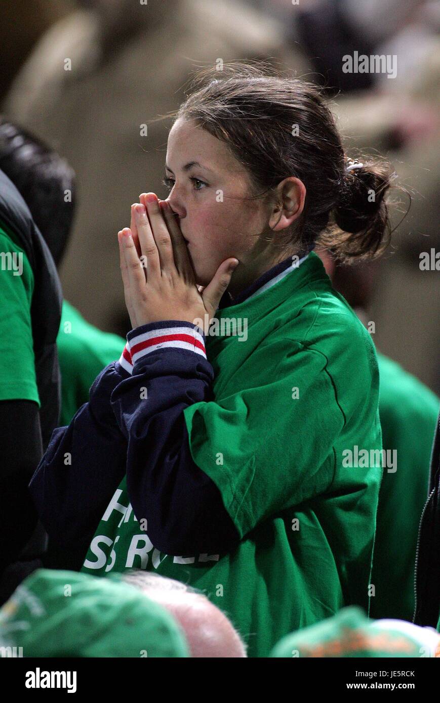 IRISH FAN REP OF IRELAND V SWITZERLAND LANSDOWNE ROAD DUBLIN 12 October ...