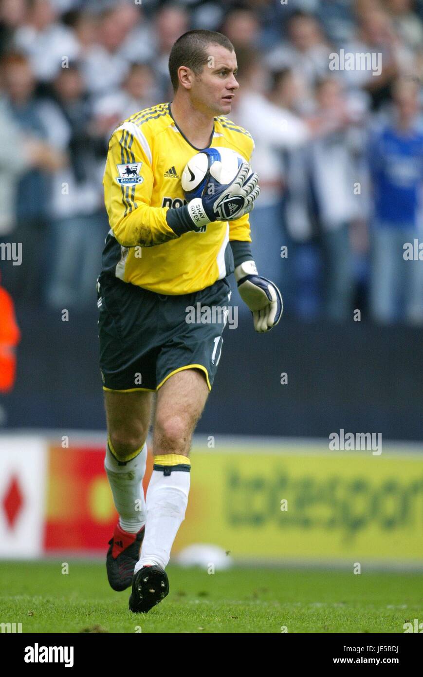 SHAY GIVEN NEWCASTLE UNITED FC JJB STADIUM WIGAN ENGLAND 15 October ...