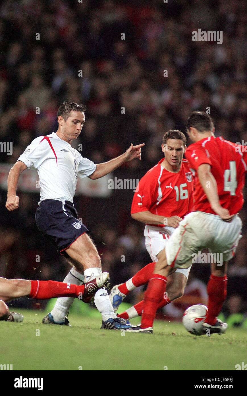 FRANK LAMPARD ENGLAND & CHELSEA FC OLD TRAFFORD MANCHESTER ENGLAND 12 ...