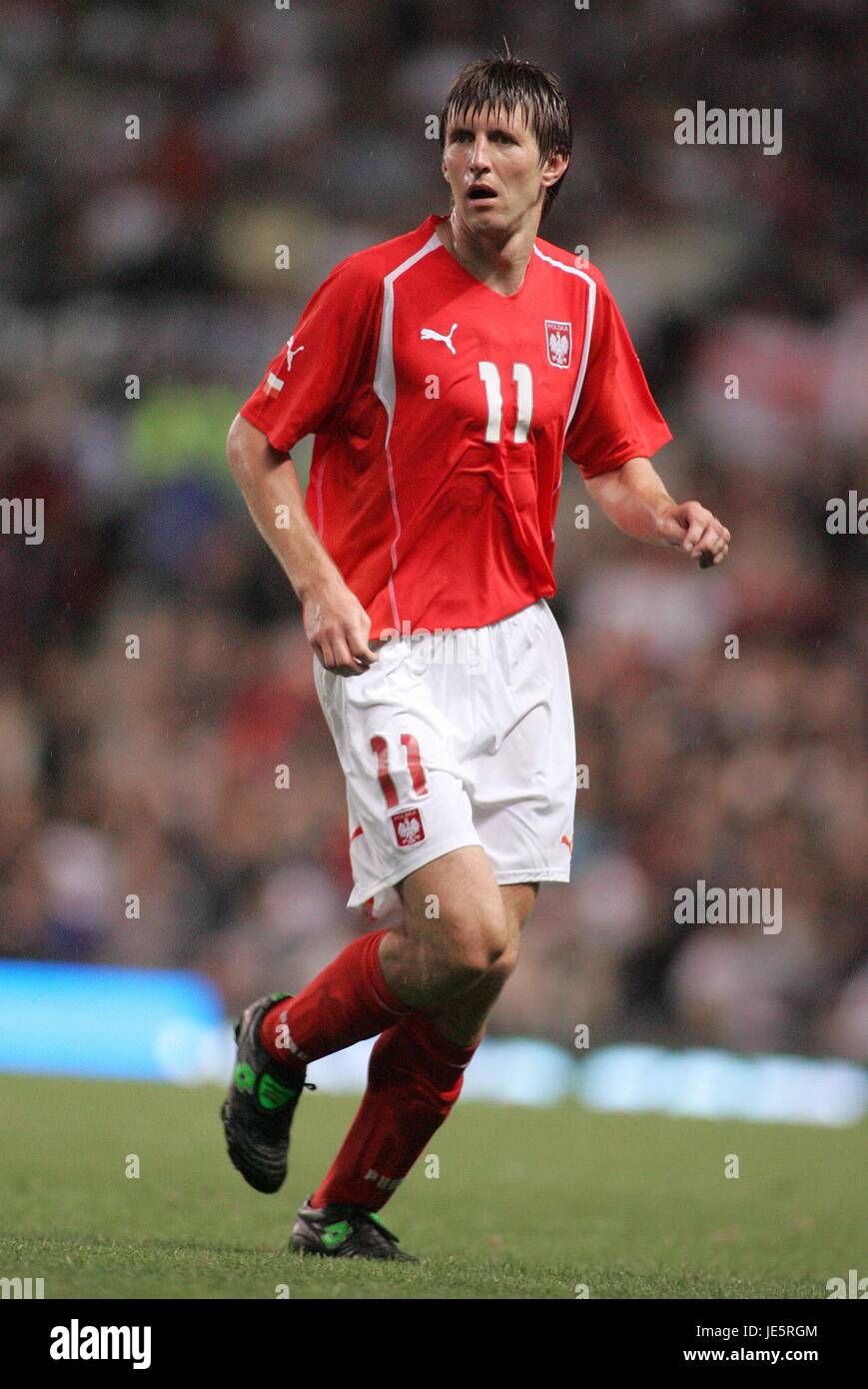 GRZEGORZ RASIAK POLAND & TOTTENHAM HOTSPUR FC OLD TRAFFORD MANCHESTER ...