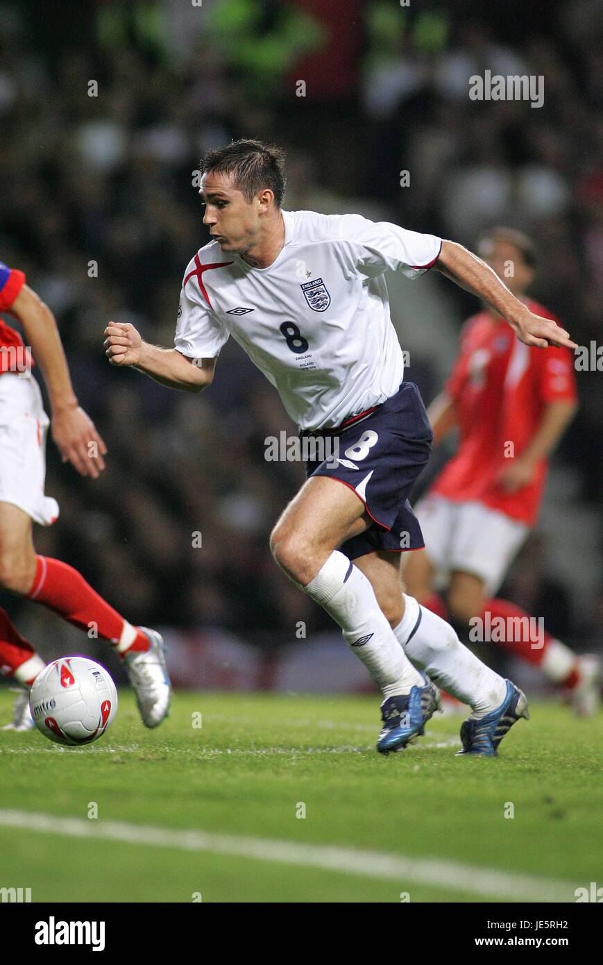 FRANK LAMPARD ENGLAND & CHELSEA FC OLD TRAFFORD MANCHESTER ENGLAND 12 ...