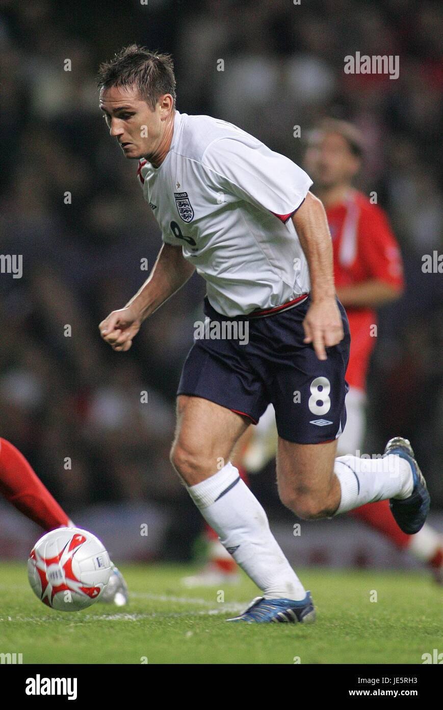 FRANK LAMPARD ENGLAND & CHELSEA FC OLD TRAFFORD MANCHESTER ENGLAND 12 ...