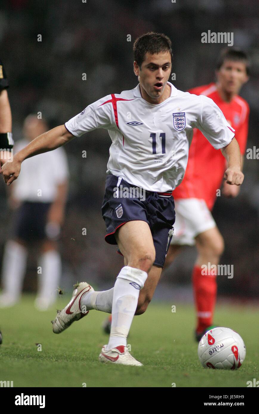 JOE COLE ENGLAND & CHELSEA FC OLD TRAFFORD MANCHESTER ENGLAND 12 ...