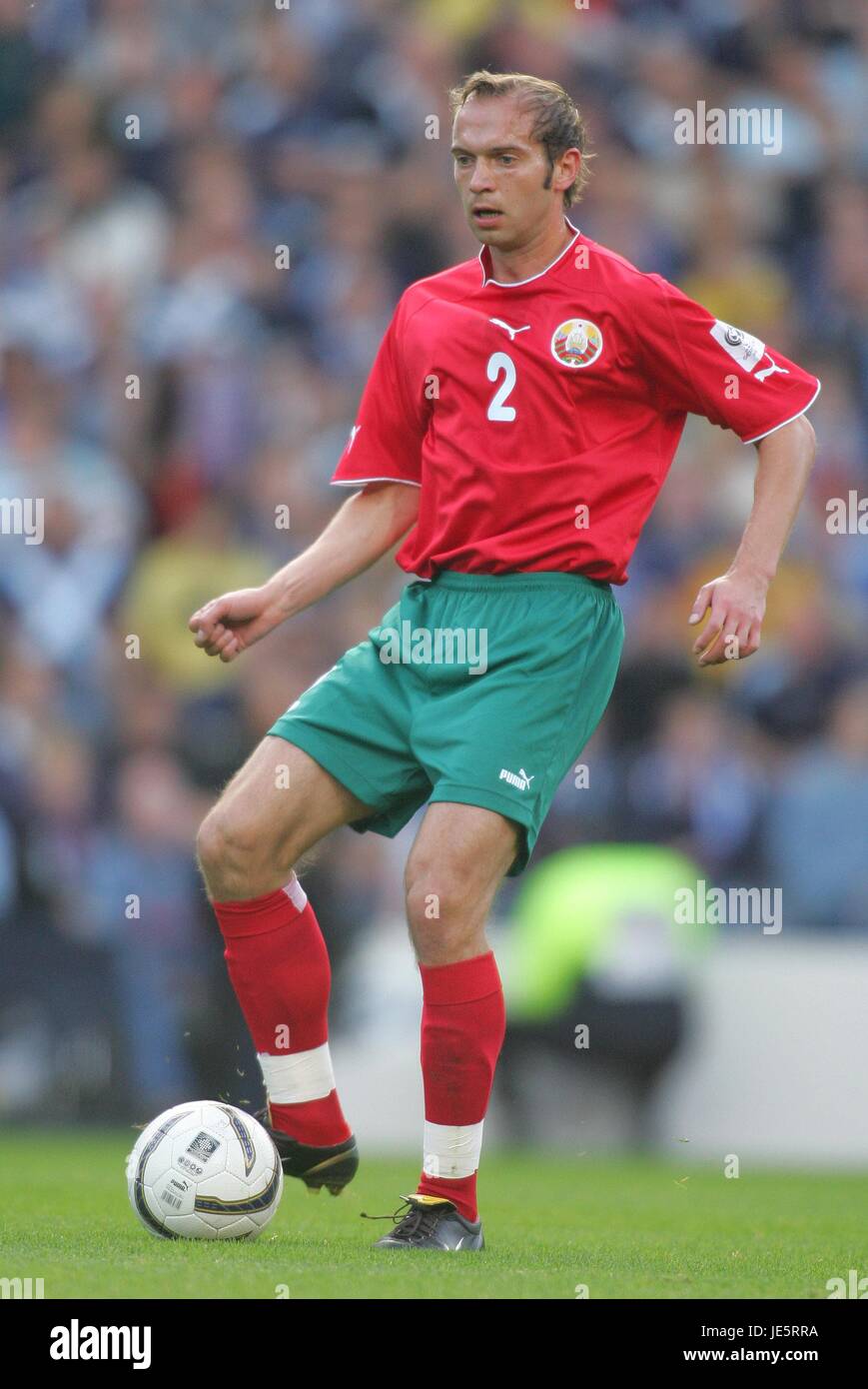 ALEKSANDR KULCHY BELARUS HAMDEN PARK GLASGOW 08 October 2005 Stock ...