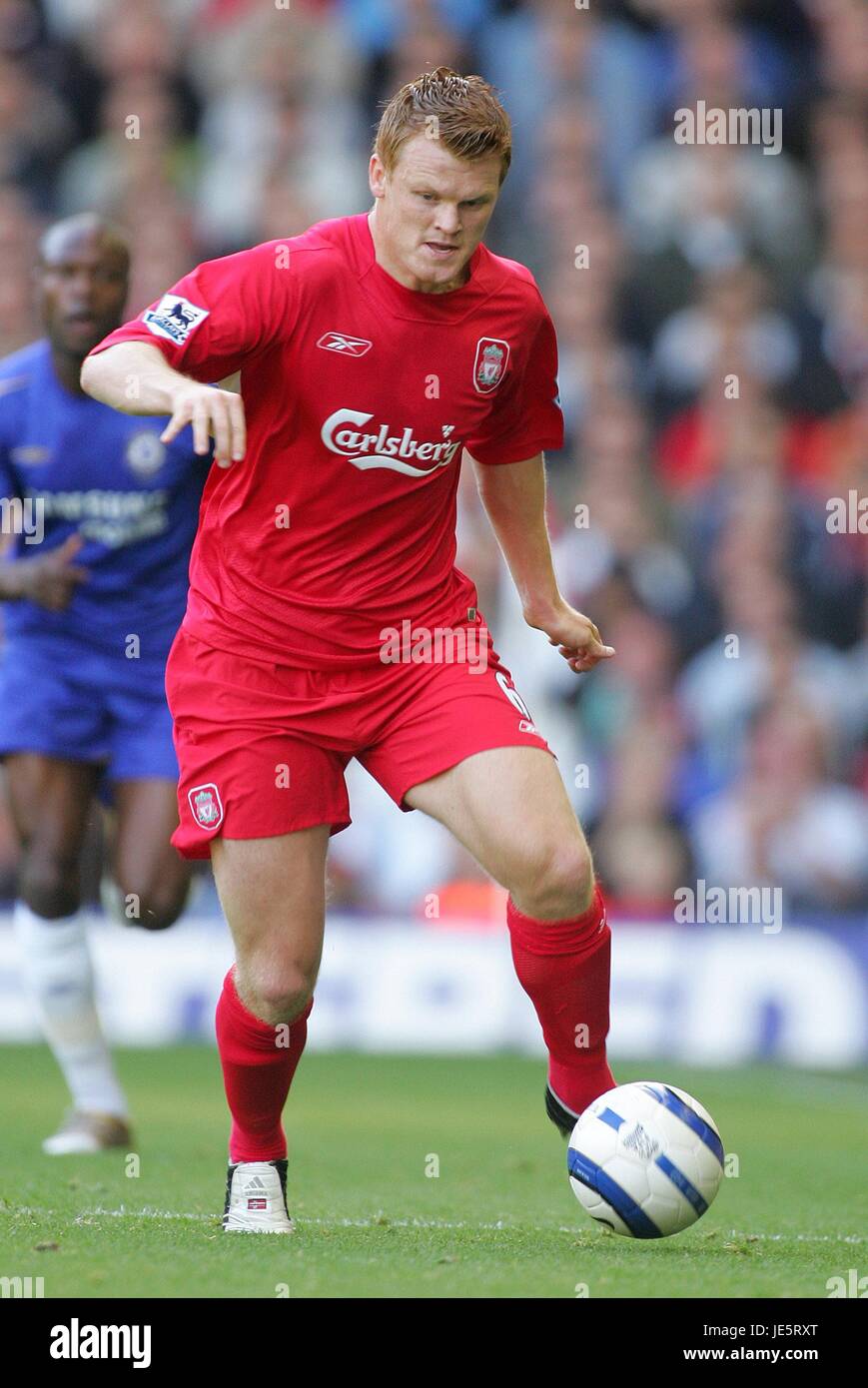 JOHN ARNE RIISE LIVERPOOL FC ANFIELD LIVERPOOL ENGLAND 02 October 2005 ...