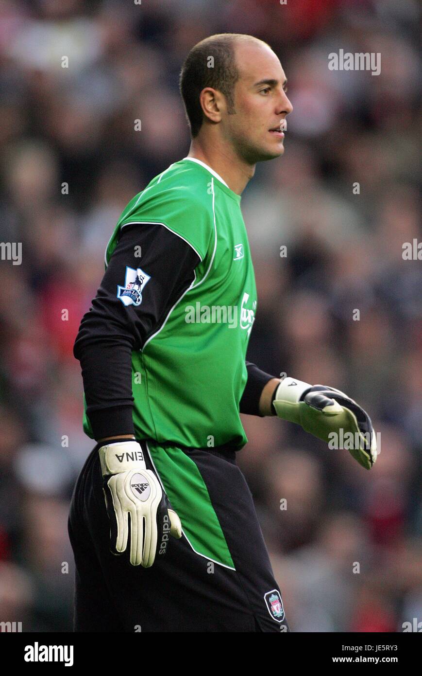 JOSE MANUEL REINA LIVERPOOL FC ANFIELD LIVERPOOL ENGLAND 02 October ...