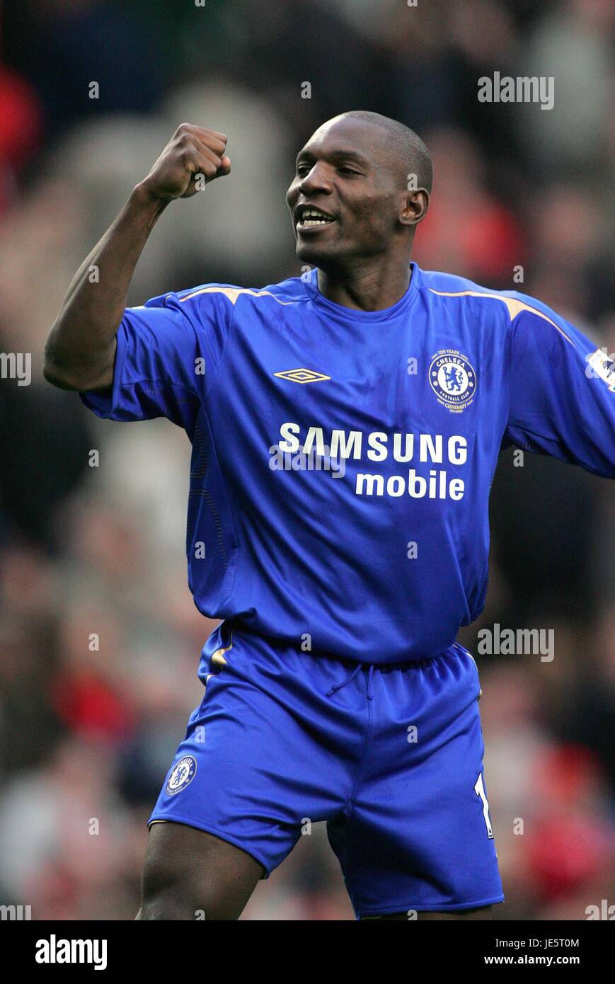 GEREMI CHELSEA FC ANFIELD LIVERPOOL ENGLAND 02 October 2005 Stock Photo ...