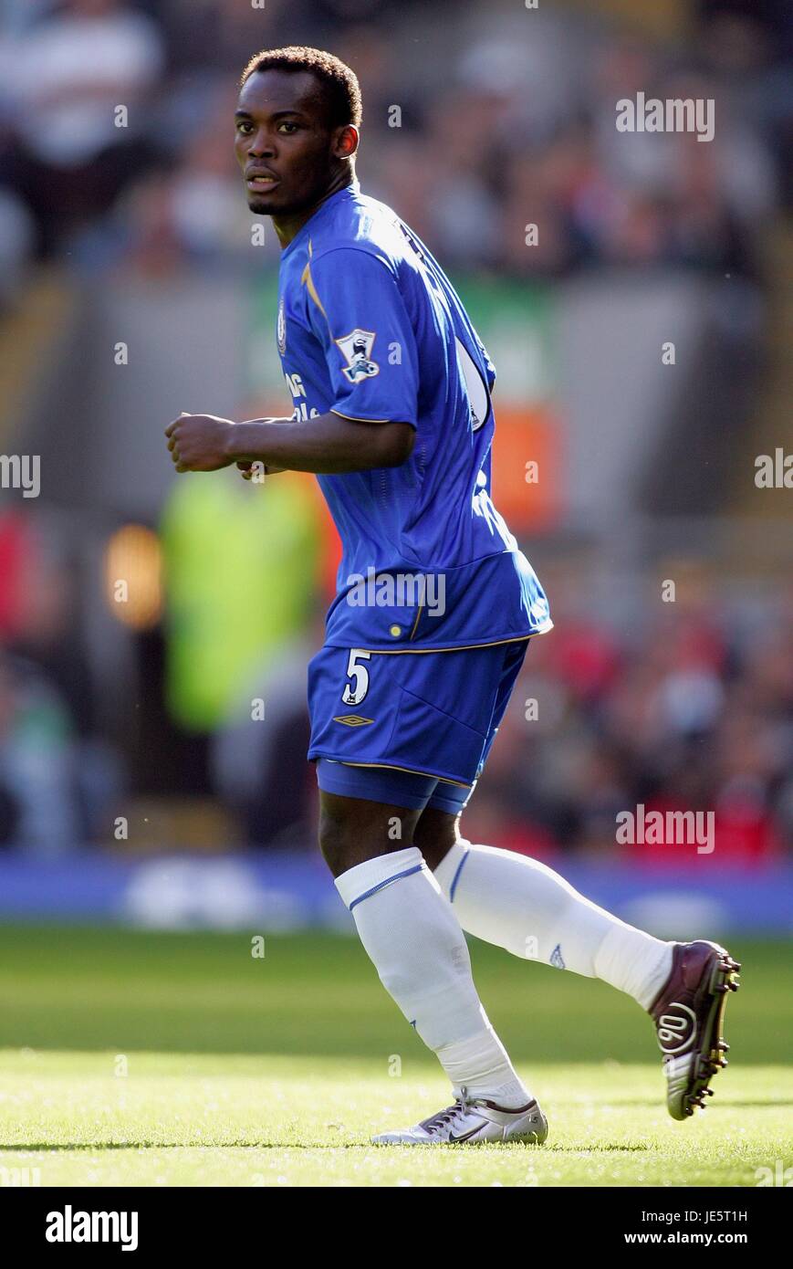 MICHAEL ESSIEN CHELSEA FC ANFIELD LIVERPOOL ENGLAND 02 October 2005 ...