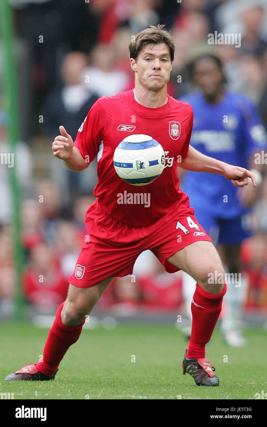 XABI ALONSO LIVERPOOL FC ANFIELD LIVERPOOL ENGLAND 02 October 2005 ...