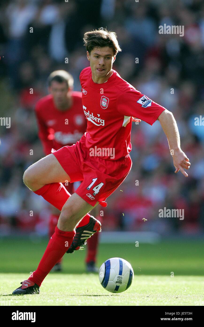 XABI ALONSO LIVERPOOL FC ANFIELD LIVERPOOL ENGLAND 02 October 2005 ...