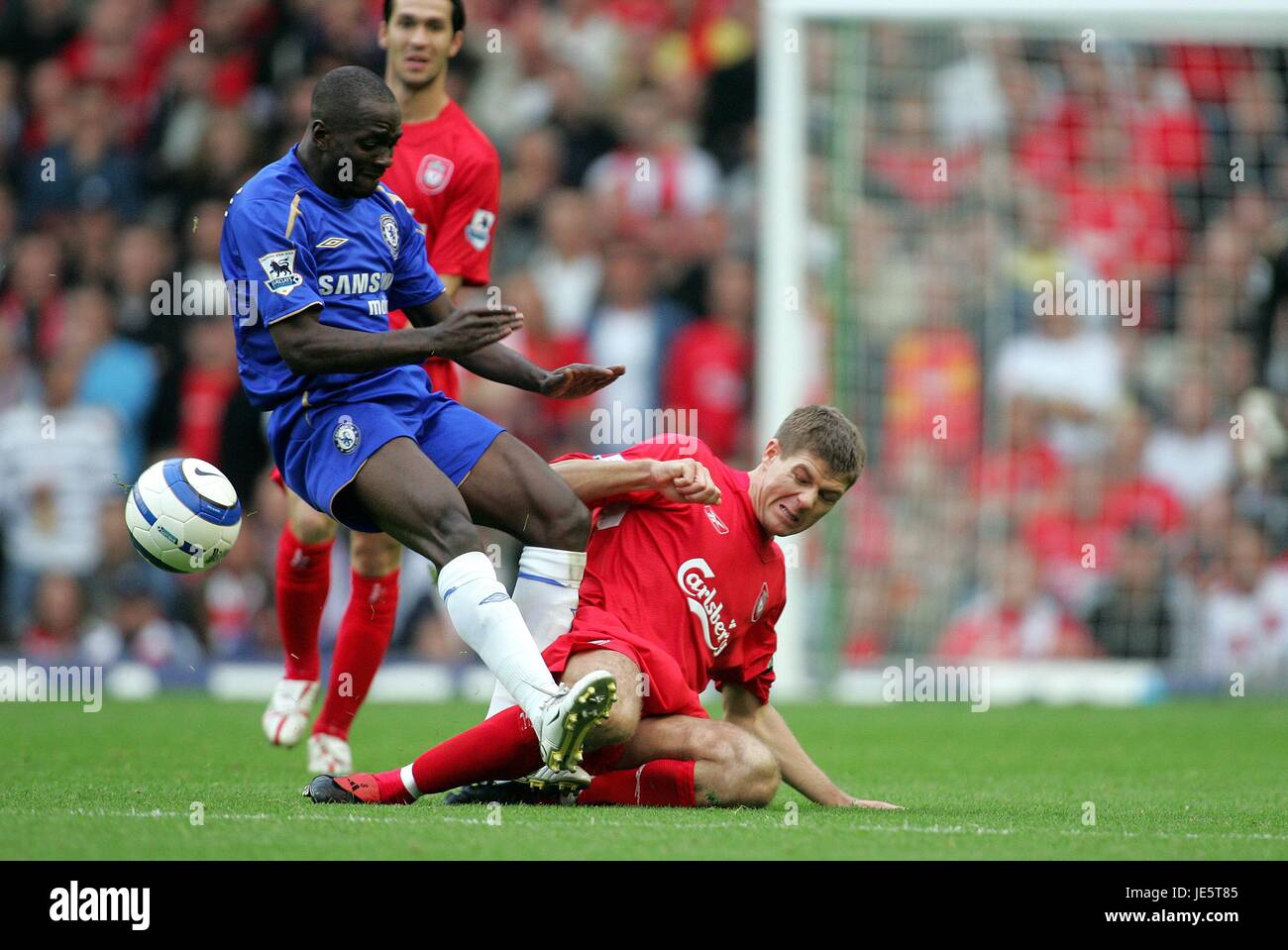 GERRARD & MAKELELE LIVERPOOL V CHELSEA 02 October 2005 Stock Photo - Alamy
