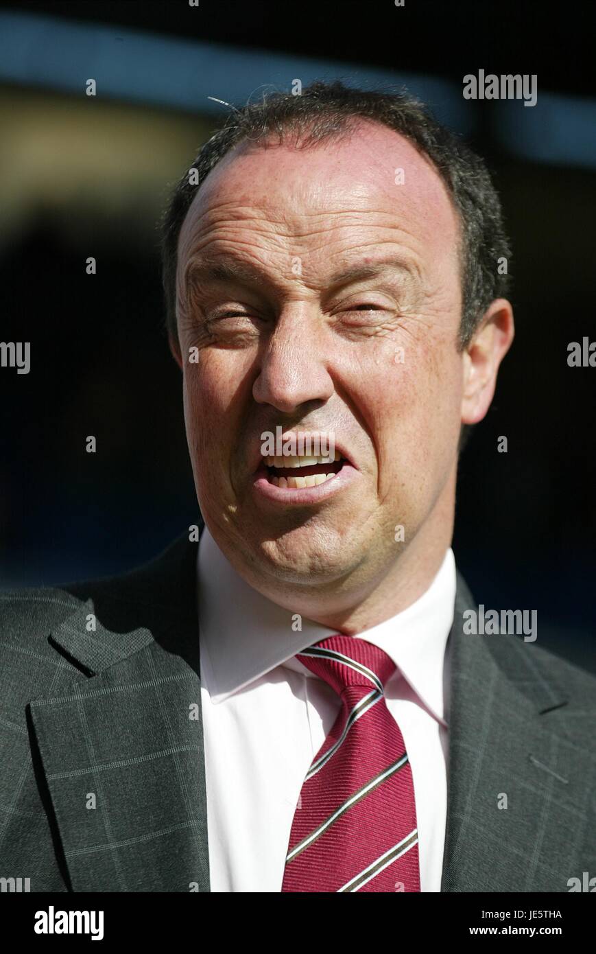 RAFA BENITEZ LIVERPOOL FC COACH ST ANDREWS BIRMINGHAM ENGLAND 24 ...