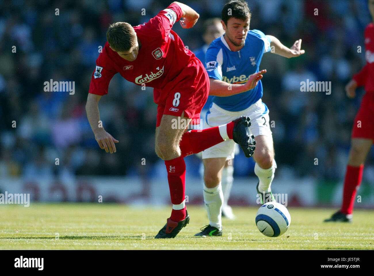 STEVEN GERRARD DAMIEN JOHNSON BIRMINGHAM V LIVERPOOL ST ANDREWS ...