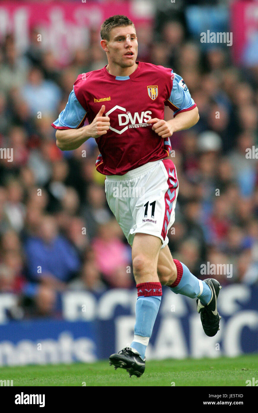 JAMES MILNER ASTON VILLA FC VILLA PARK BIRMINGHAM ENGLAND 17 September ...