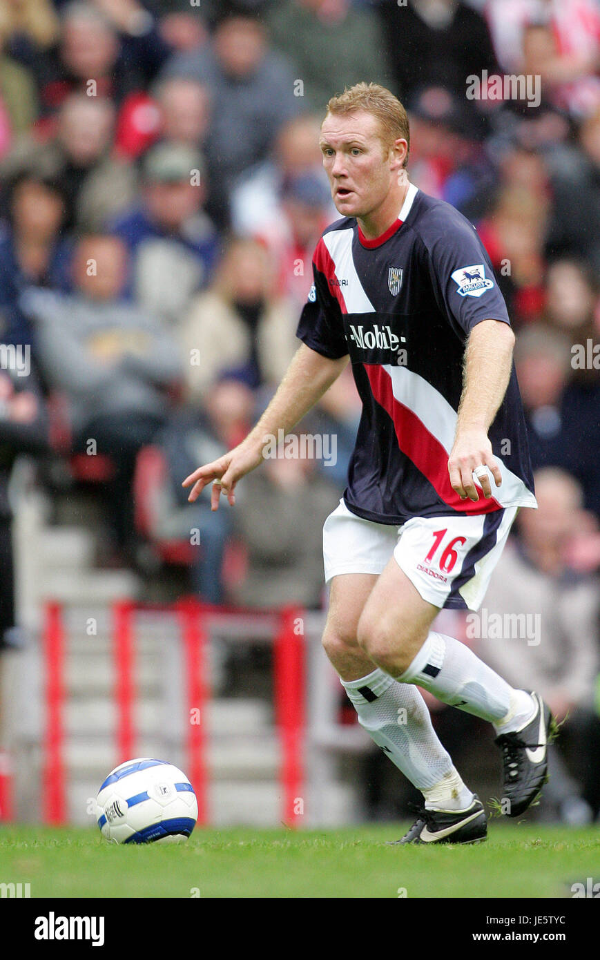 STEVE WATSON WEST BROMWICH ALBION FC STADIUM OF LIGHT SUNDERLAND ...