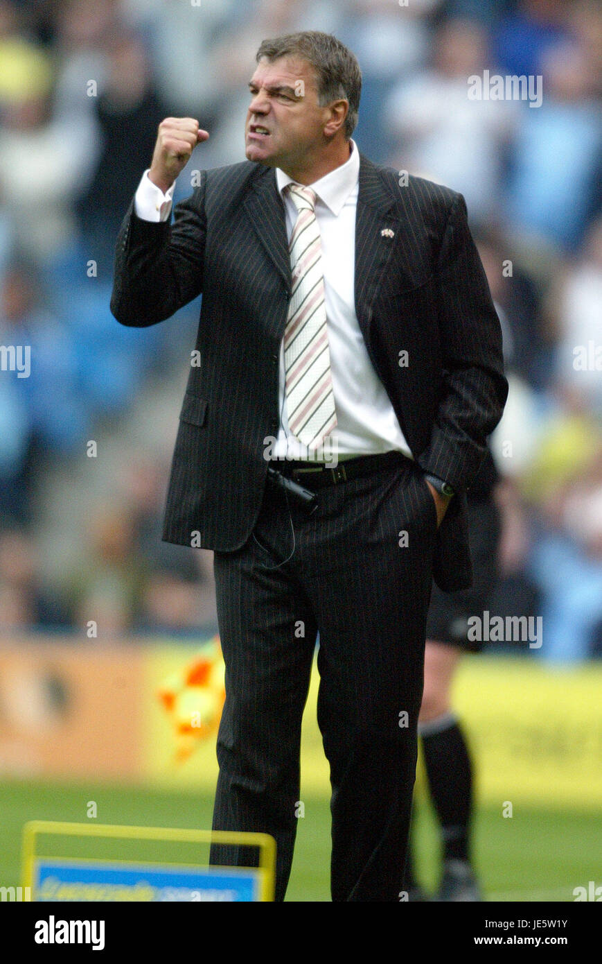 SAM ALLARDYCE BOLTON WANDERERS FC MANAGER CITY OF MANCHESTER STADIUM ...
