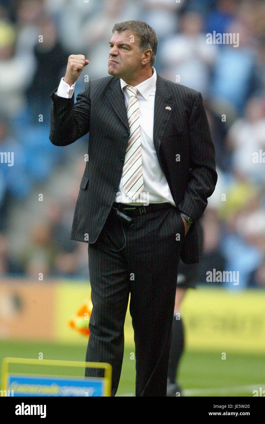 SAM ALLARDYCE BOLTON WANDERERS FC MANAGER CITY OF MANCHESTER STADIUM ...