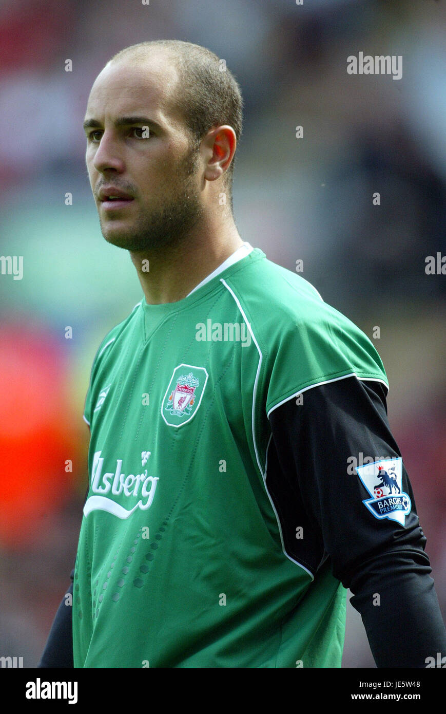 JOSE REINA LIVERPOOL FC ANFIELD LIVERPOOL ENGLAND 18 September 2005 ...