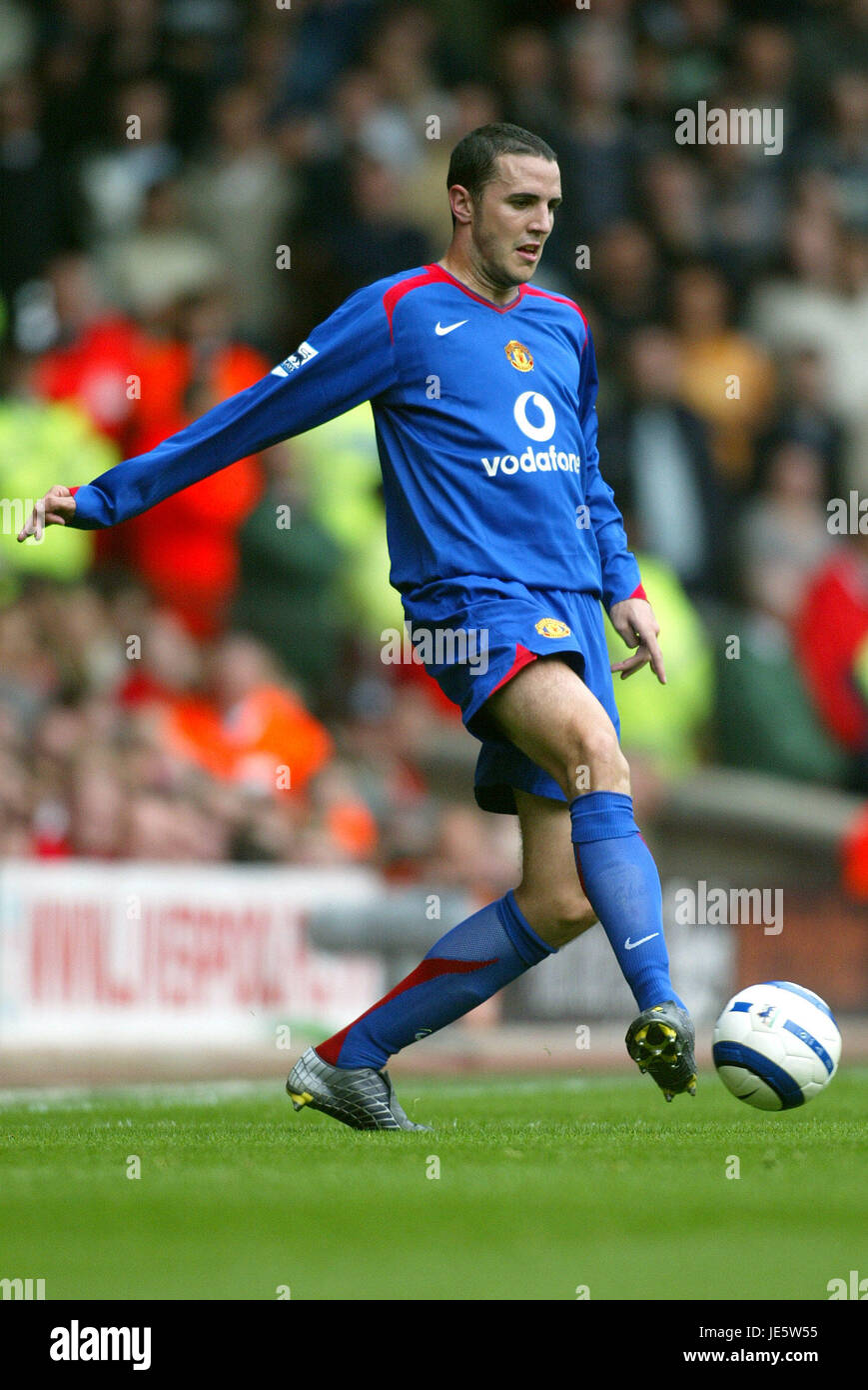 JOHN O SHEA MANCHESTER UNITED FC ANFIELD LIVERPOOL ENGLAND 18 September ...