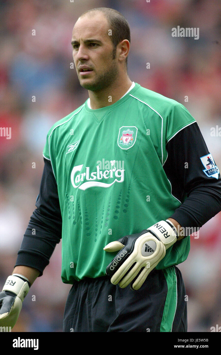 JOSE REINA LIVERPOOL FC ANFIELD LIVERPOOL ENGLAND 18 September 2005 ...