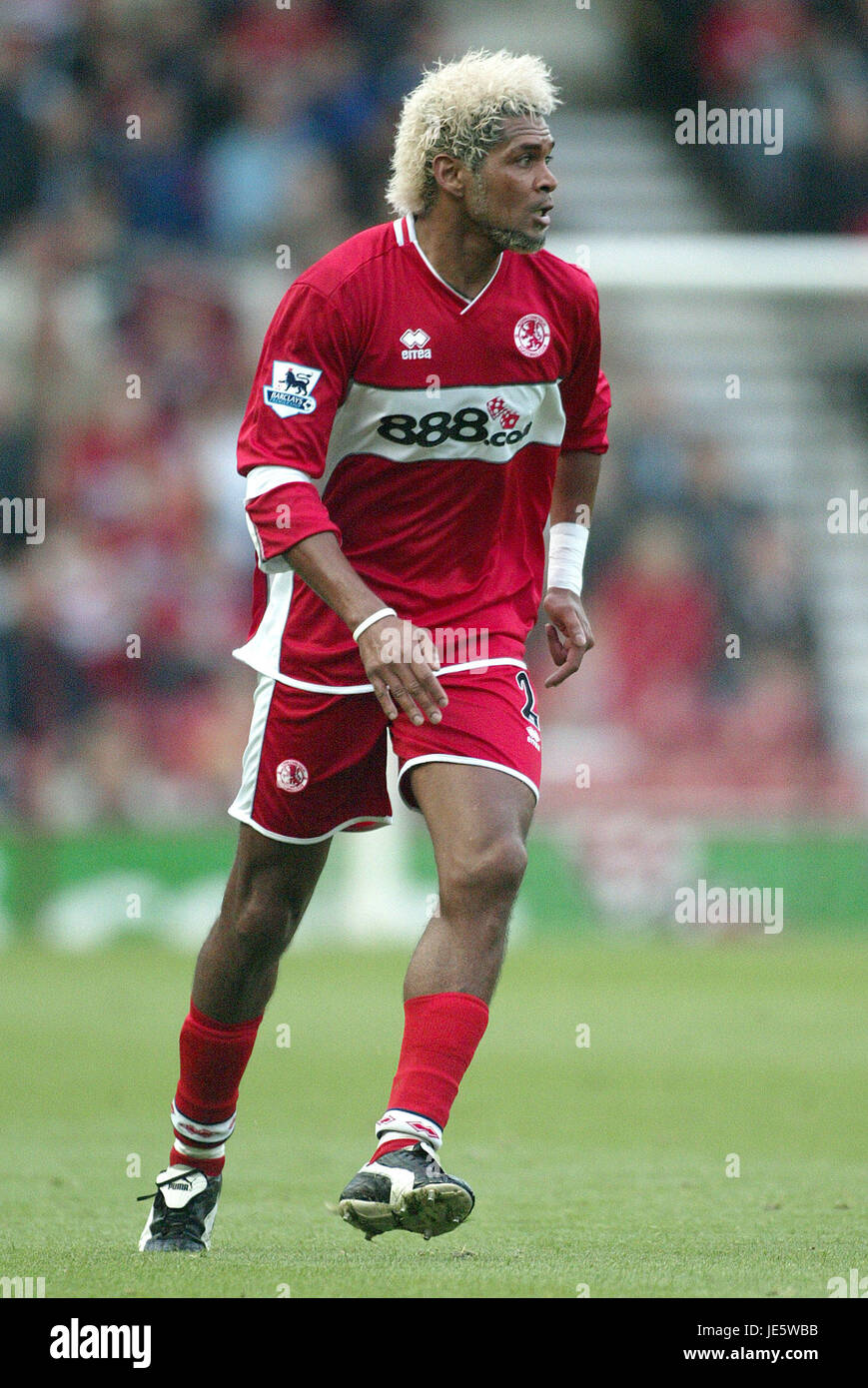 ABEL XAVIER MIDDLESBROUGH FC RIVERSIDE STADIUM MIDDLESBROUGH ENGLAND 10 ...