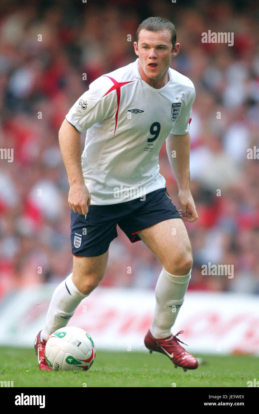 WAYNE ROONEY, ENGLAND and MANCHESTER UNITED FC, WALES V ENGLAND, 2005 ...