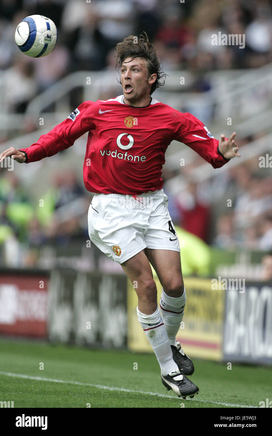 GABRIEL HEINZE MANCHESTER UNITED FC ST.JAMES PARK NEWCASTLE 28 August ...