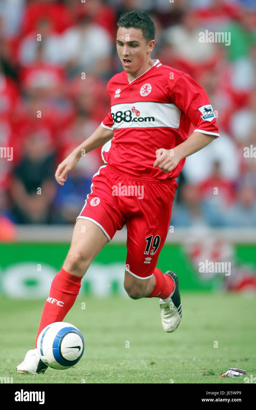STEWART DOWNING MIDDLESBROUGH FC THE RIVERSIDE STADIUM MIDDLESBROUGH ...