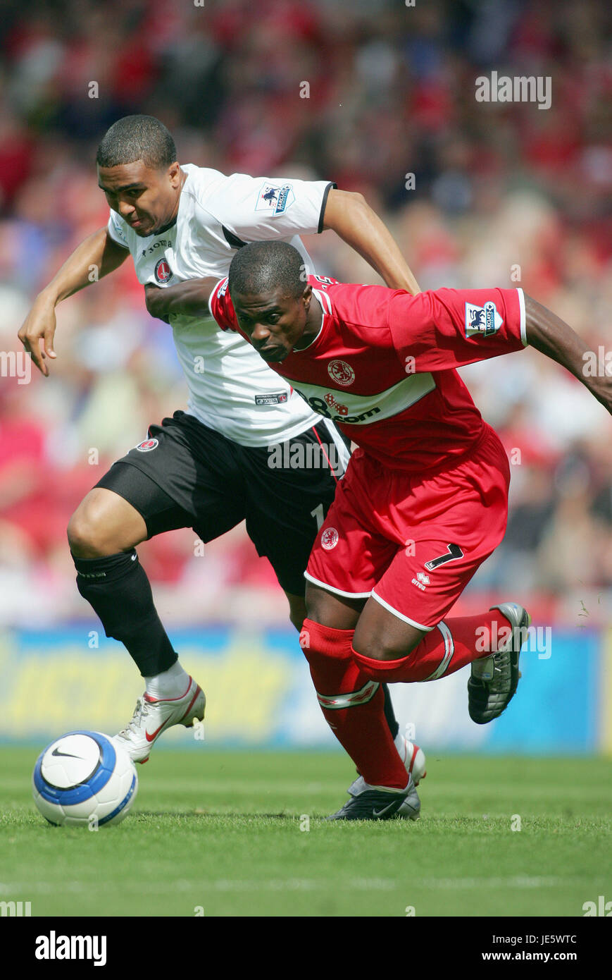 JEROME THOMAS & GEORGE BOATENG MIDDLESBROUGH V CHARLTON THE RIVERSIDE ...