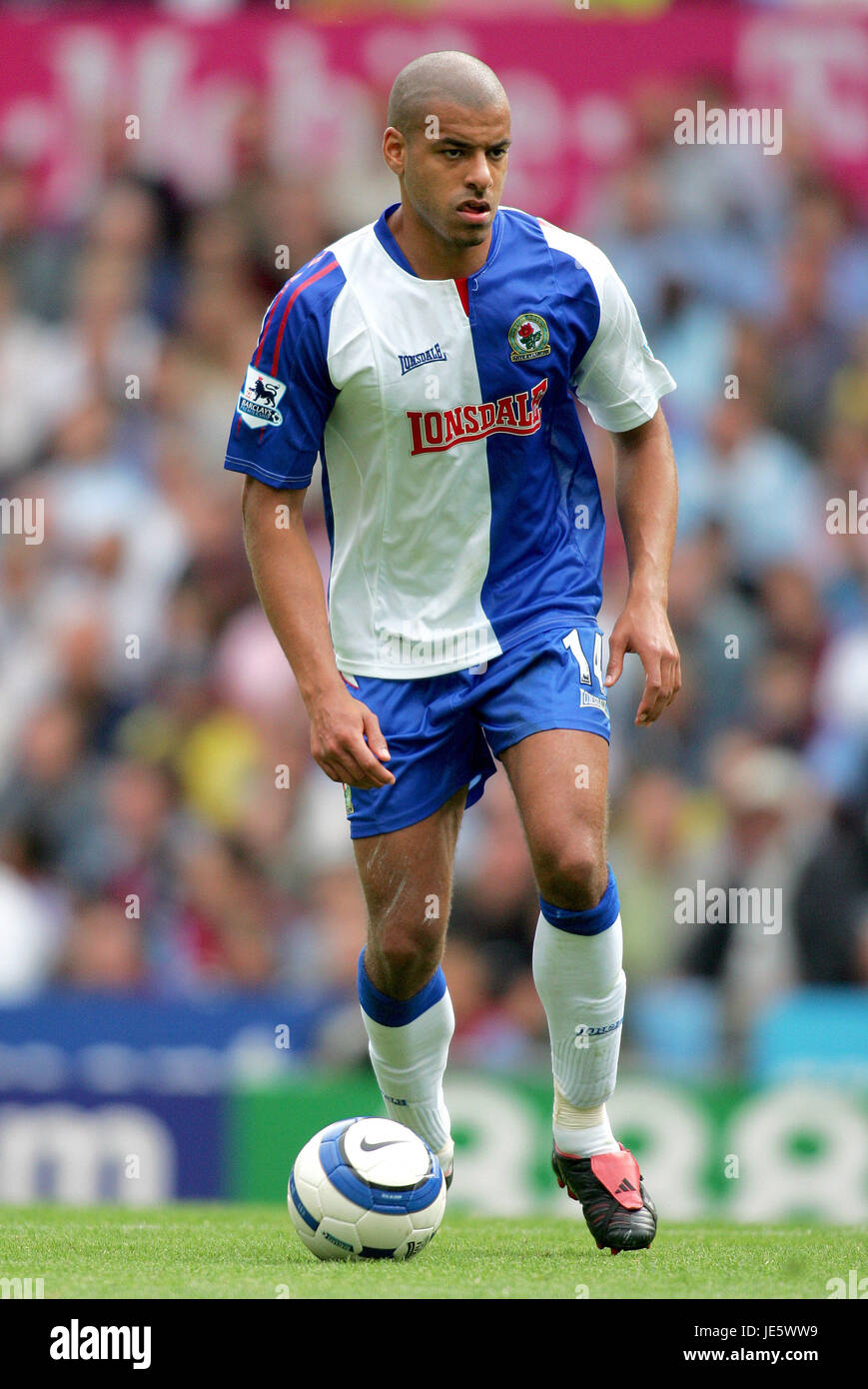 STEVEN REID BLACKBURN ROVERS FC VILLA PARK BIRMINGHAM ENGLAND 27 August ...