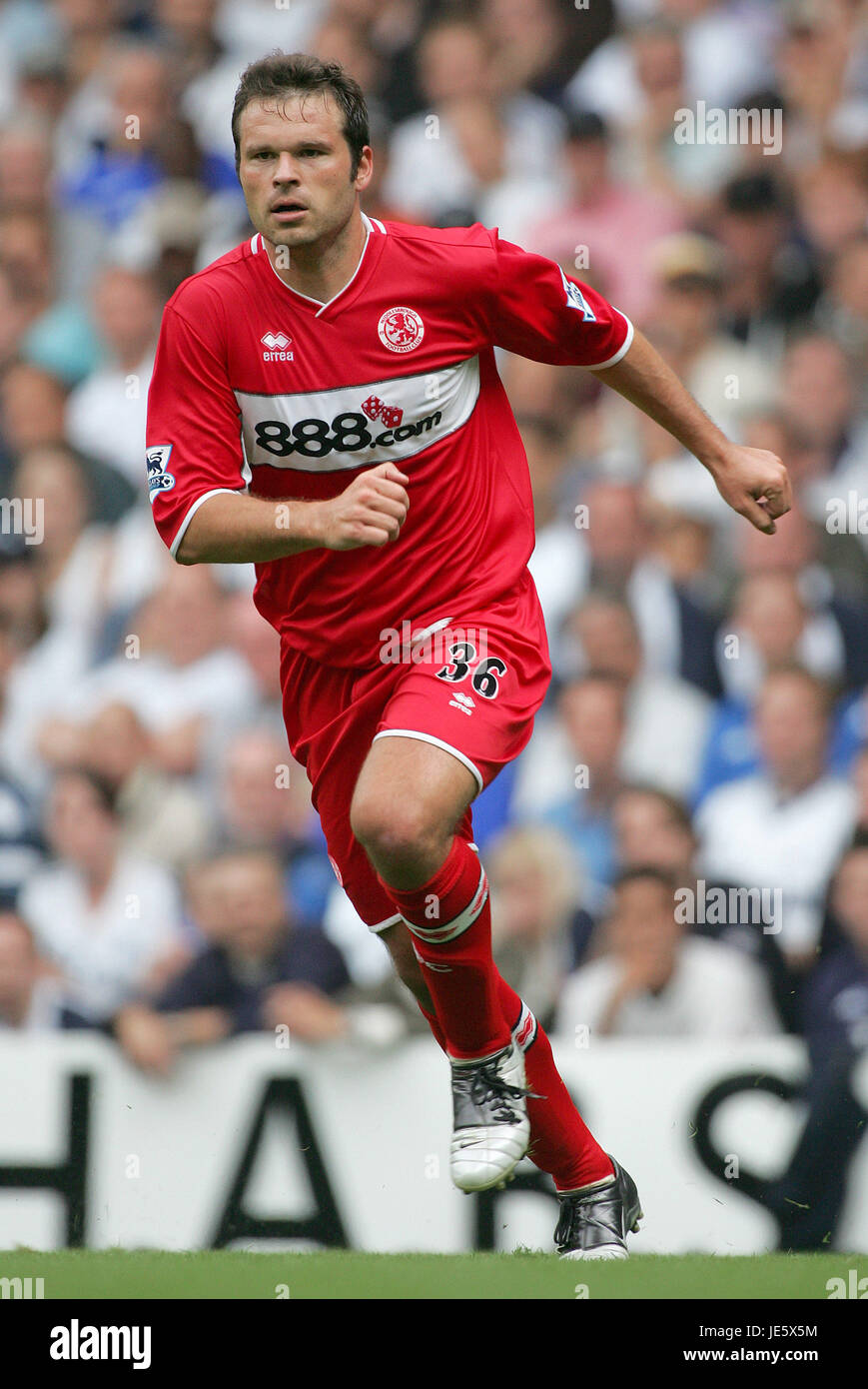 MARK VIDUKA MIDDLESBROUGH FC WHITE HEART LANE TOTTENHAM 20 August 2005 ...