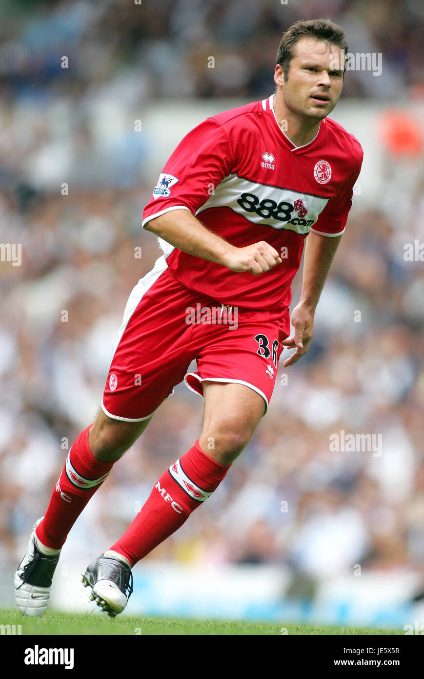 MARK VIDUKA MIDDLESBROUGH FC WHITE HEART LANE TOTTENHAM 20 August 2005 ...