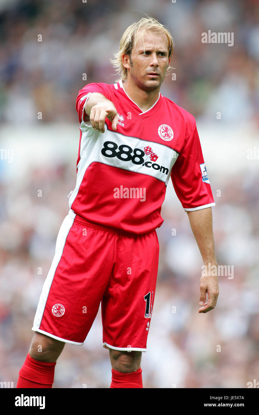 GAIZKA MENDIETA MIDDLESBROUGH FC WHITE HEART LANE TOTTENHAM 20 August ...