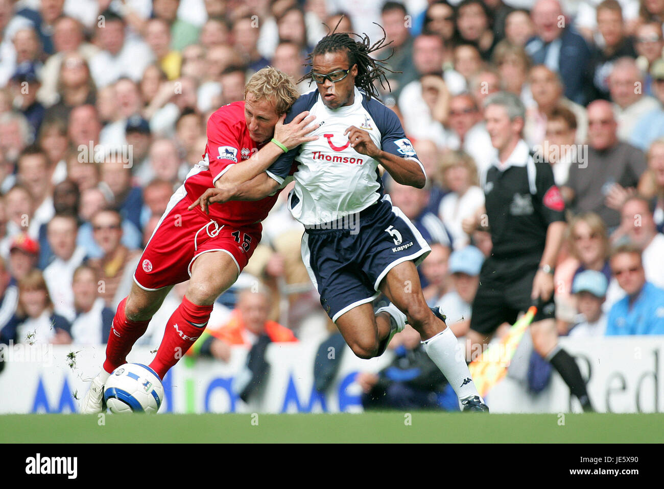 EDGAR DAVIDS & RAY PARLOUR SPURS V MIDDLESBROUGH FC WHITE HEART LANE ...