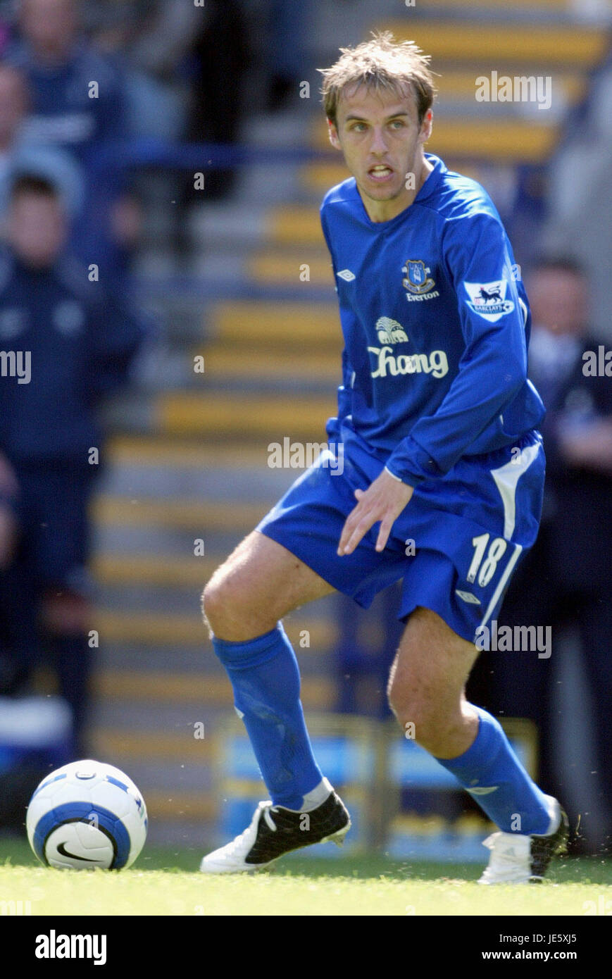 PHILIP NEVILLE EVERTON FC REEBOK STADIUM BOLTON ENGLAND 21 August 2005 ...