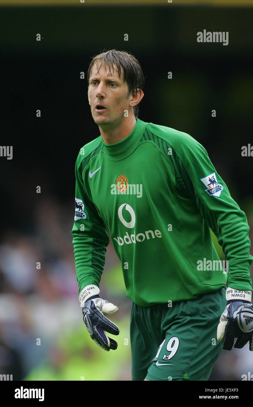 EDWIN VAN DER SAR MANCHESTER UNITED FC GOODISON PARK LIVERPOOL ENGLAND ...