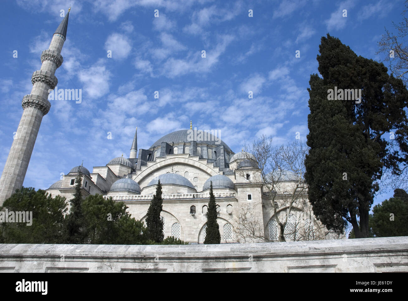 The historical Süleymaniye mosque in the old part of Istanbul Stock ...