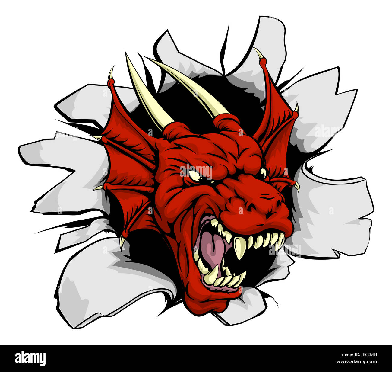 Torn dragon hi-res stock photography and images - Alamy