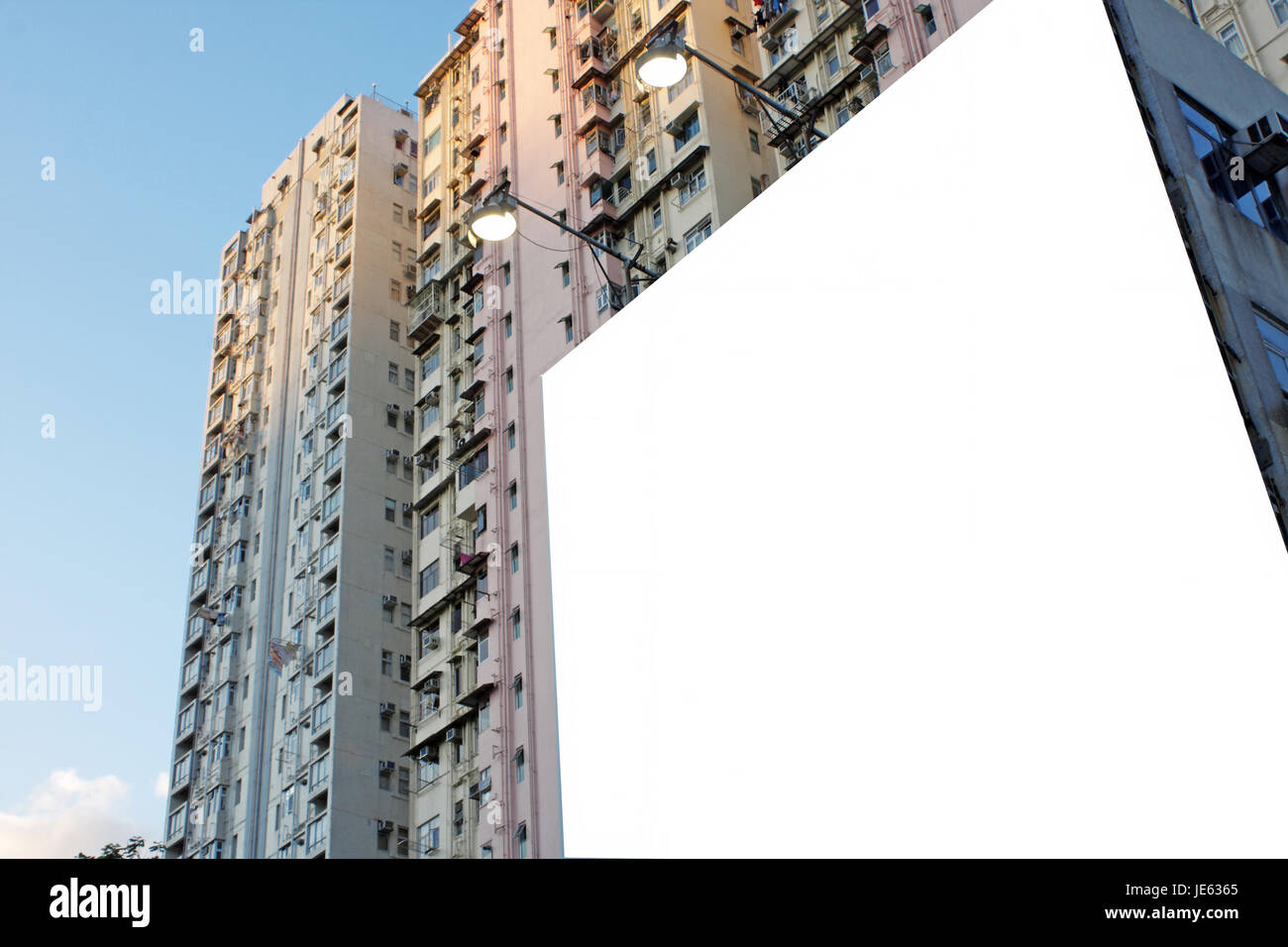 advertising block in apartment building Stock Photo - Alamy