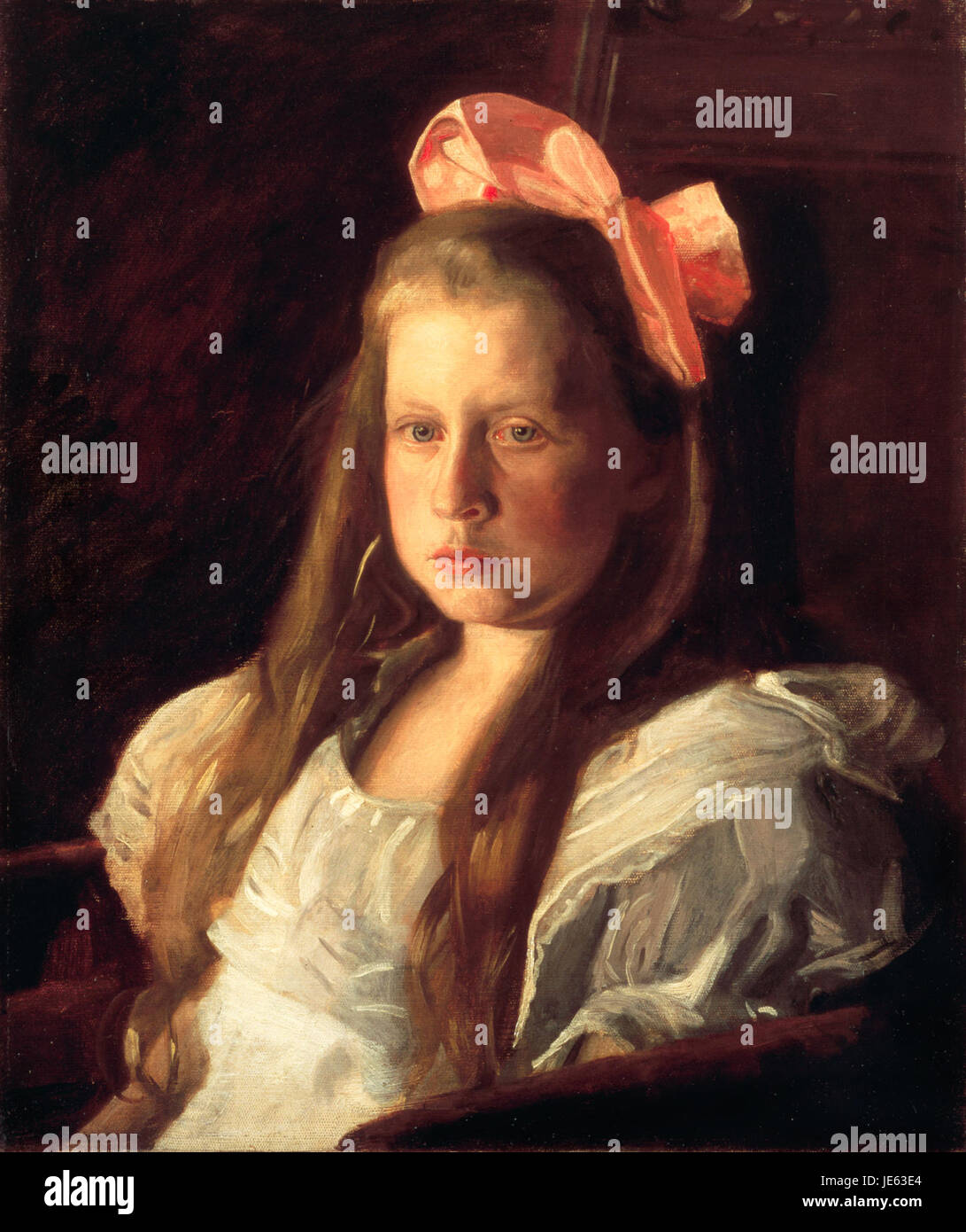 This portrait by Thomas Eakins, titled 'Portrait of Ruth W. Harding ...