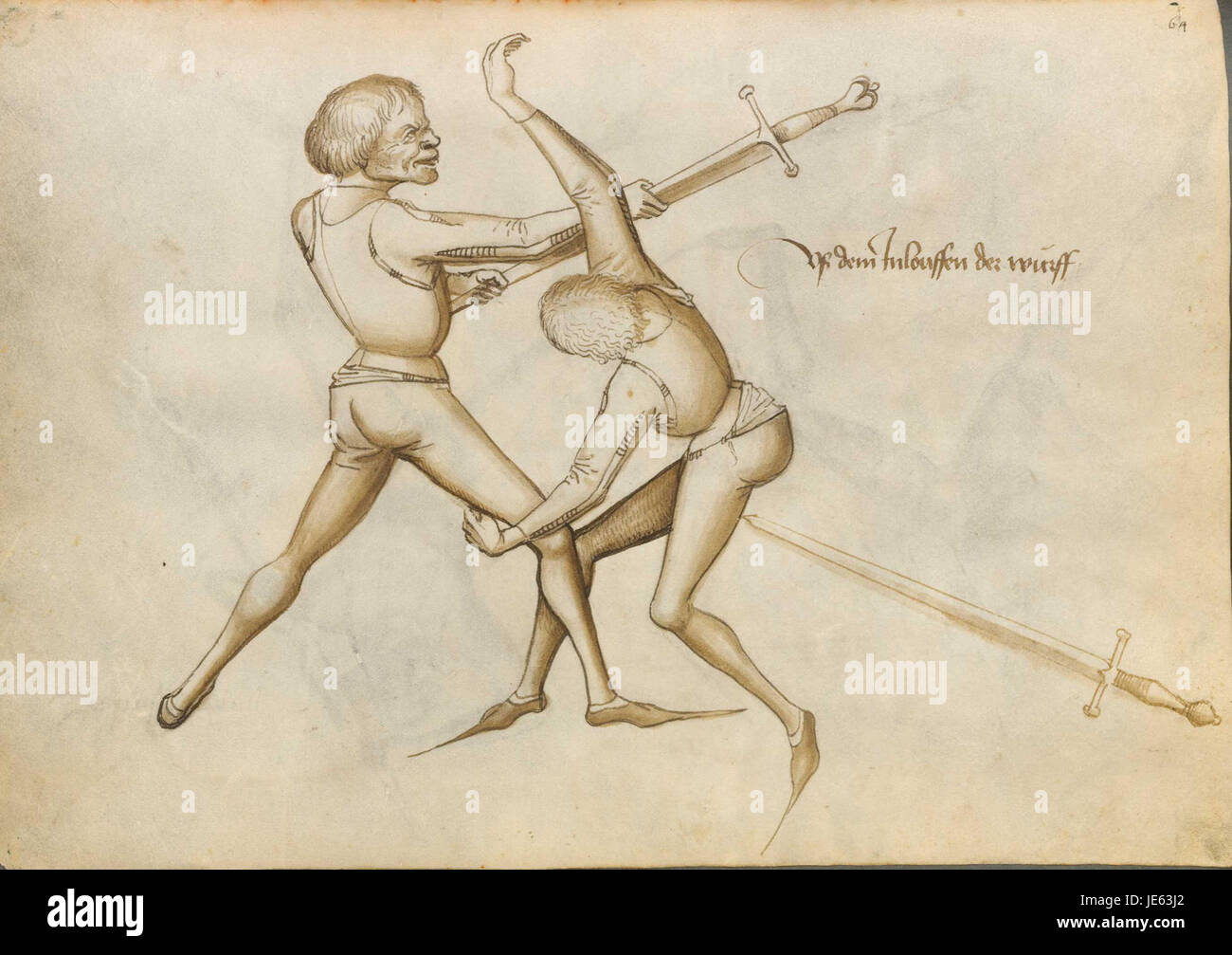 De Fechtbuch Talhoffer is a medieval manuscript detailing fencing ...