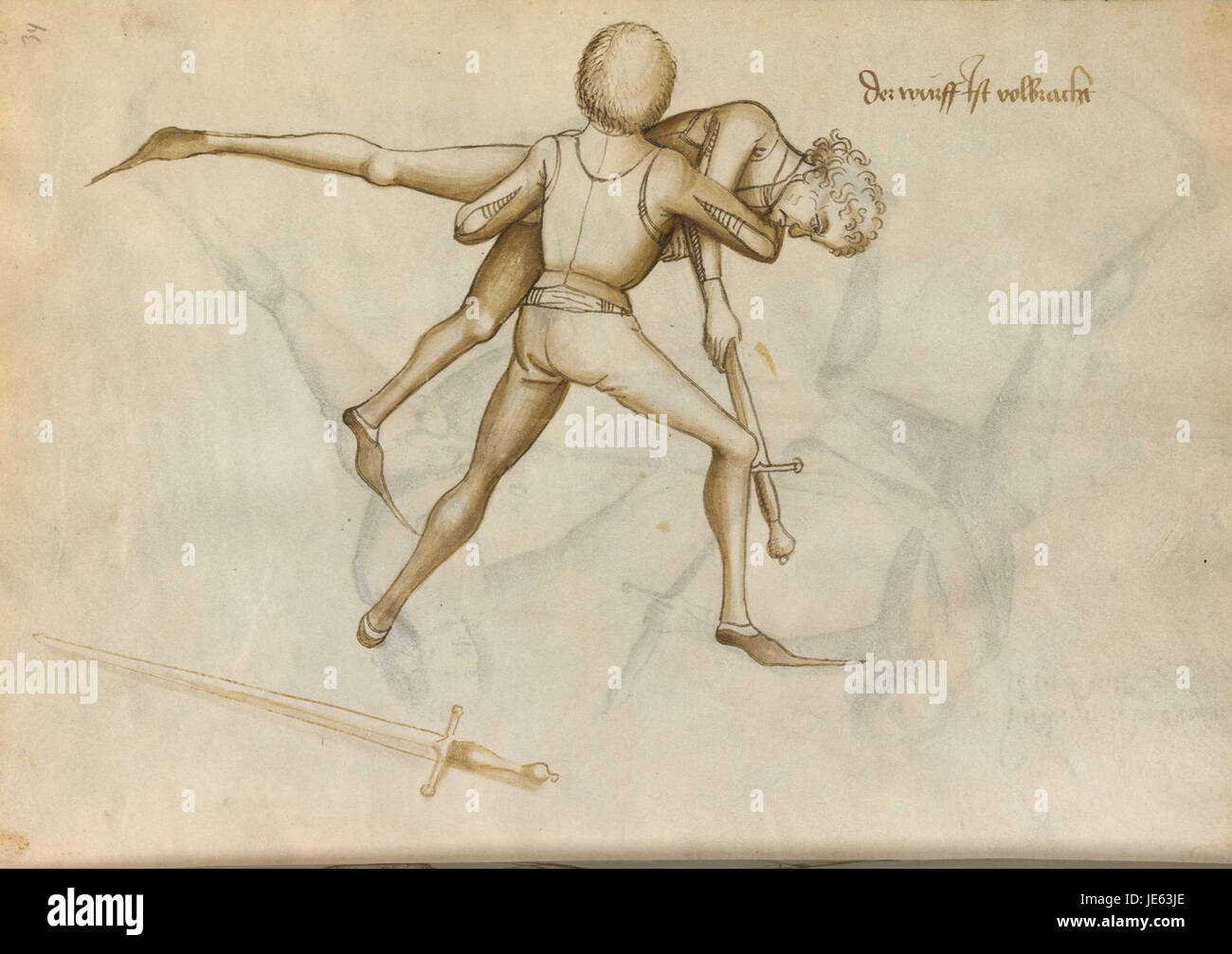 The 'Fechtbuch' by Talhoffer is a medieval martial arts manual, illustrating various fighting ...