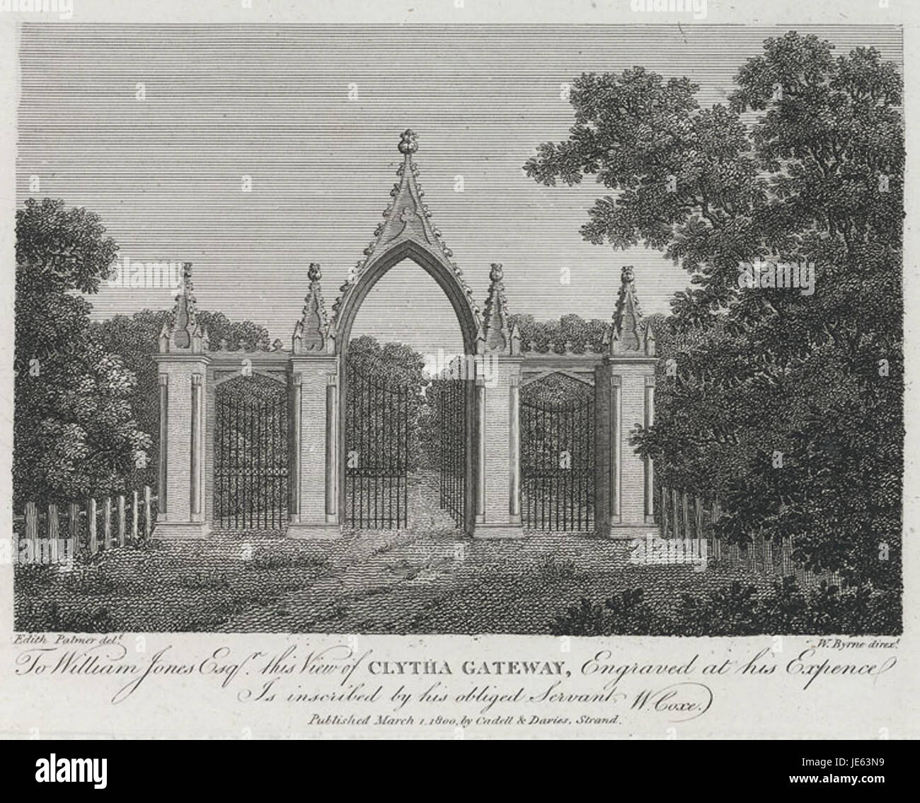 This engraving of Clytha Gateway, created at the expense of William ...