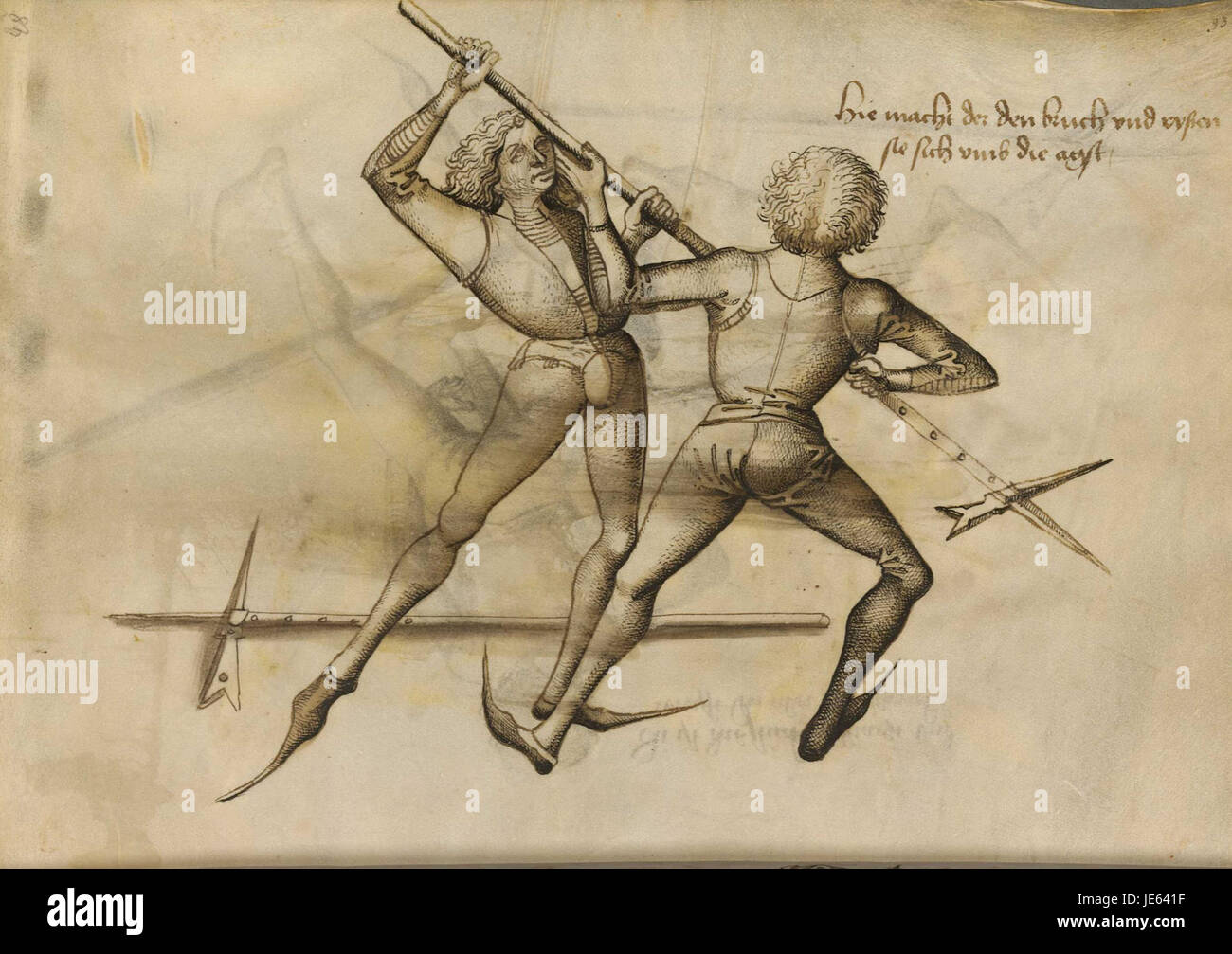 De Fechtbuch, or 'The Fighting Book' by Talhoffer, is a medieval manuscript depicting various ...