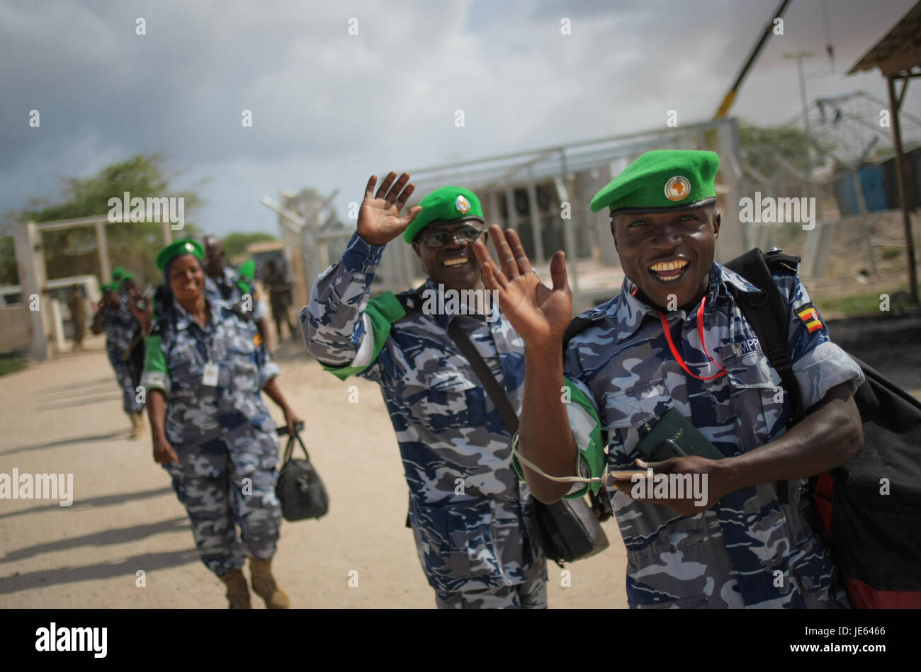 Ugandan formed police unit hi-res stock photography and images - Alamy