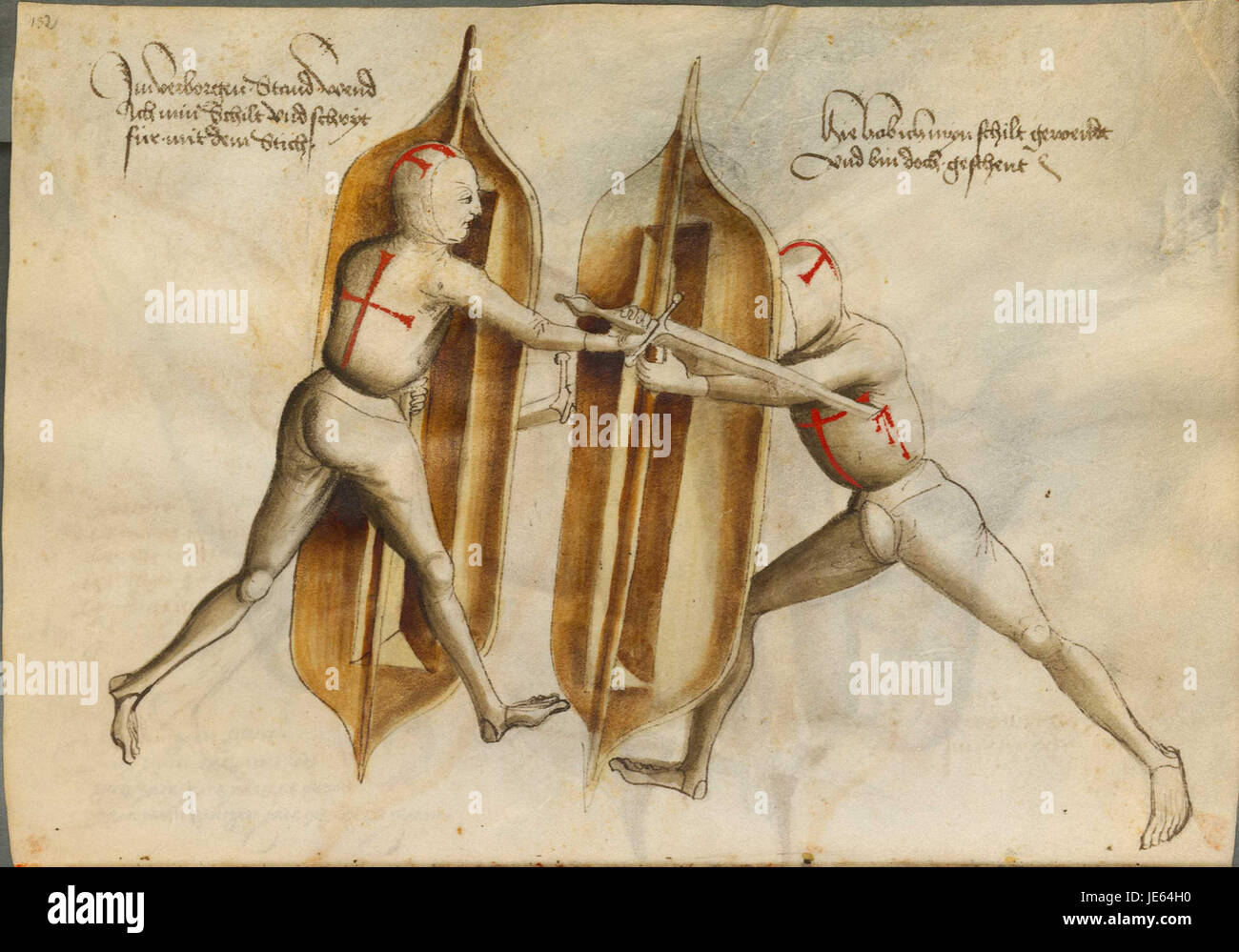 A page from the De Fechtbuch Talhoffer, a medieval German martial arts ...