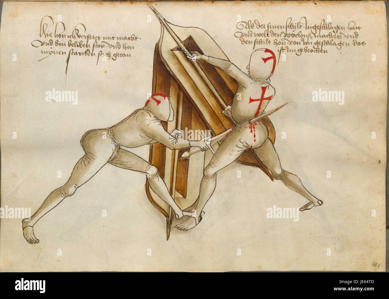 The De Fechtbuch Talhoffer 149 is a medieval German manuscript containing detailed illustrations ...