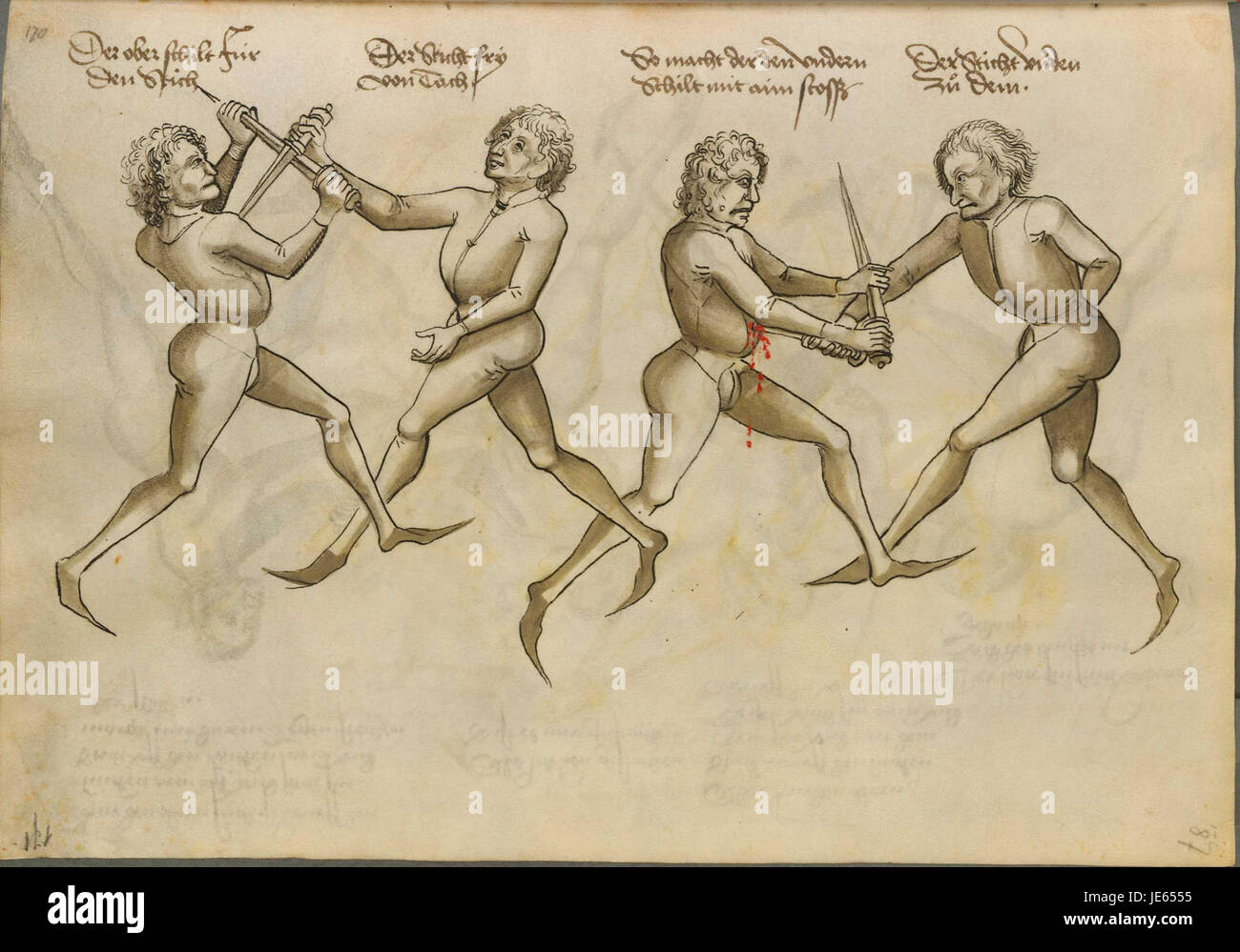 The 'Fechtbuch' by Johannes Talhoffer is a medieval martial arts manual. Page 170 contains ...