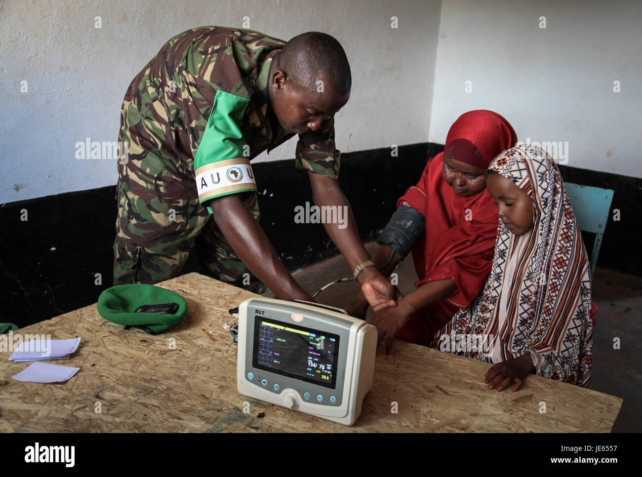 This image depicts the AMISOM Sector Two Health Clinic, an essential ...
